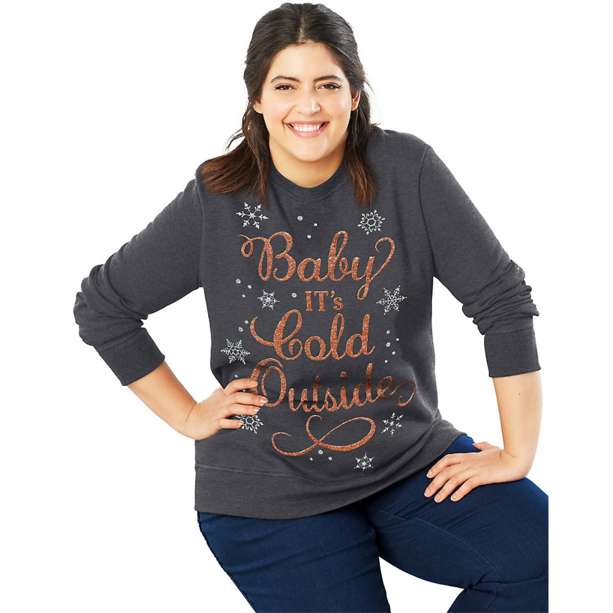 JMS Crewneck Ugly Sweatshirt-32 - Walmart.com