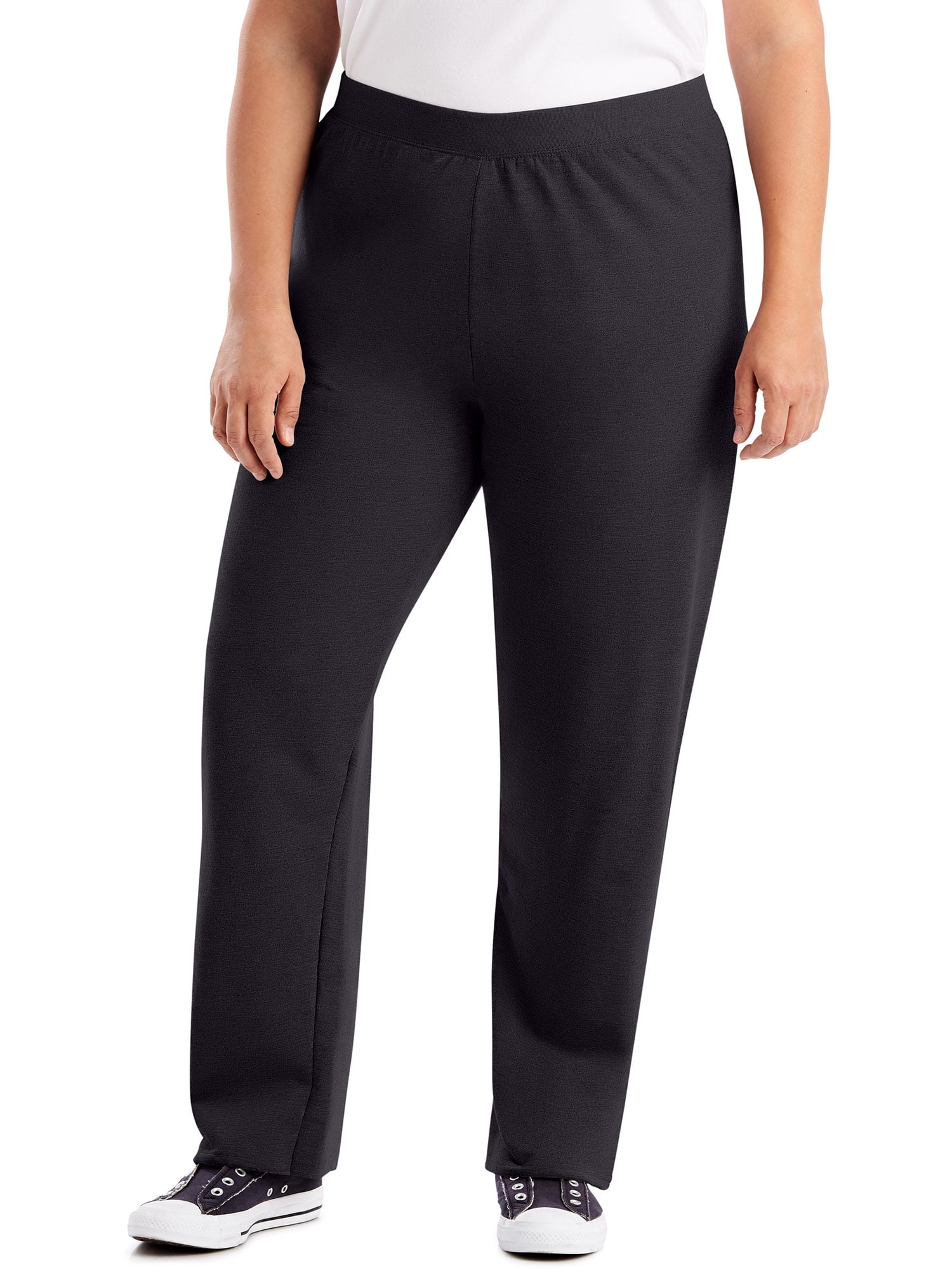 JMS by Hanes Women's Plus Size Fleece Sweatpants (Also Petite Sizes ...