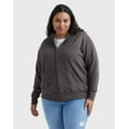 Hanes Just My Size Women's Plus-Size Full-Zip Fleece Hoodie, EcoSmart ...