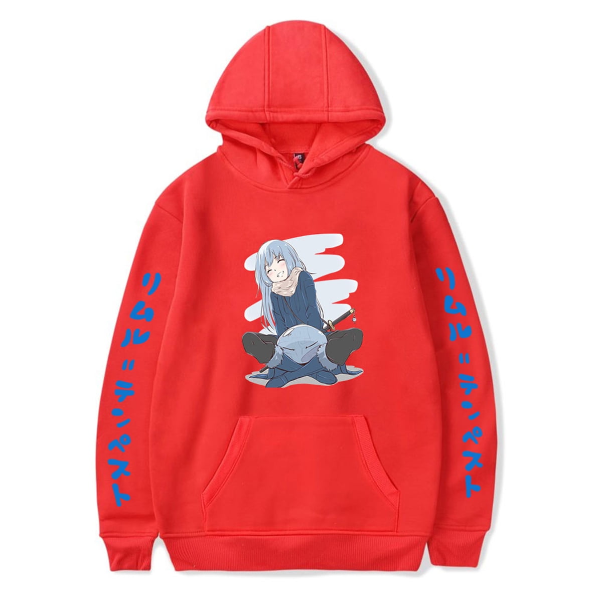 JMSUN Anime That Time I Got Reincarnated As A Slime Hoodie Rimuru ...