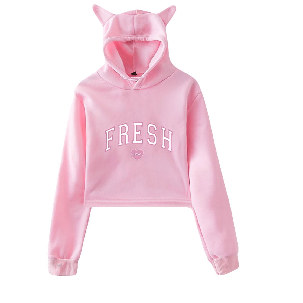 JMSUN Fresh Love Merch Hoodie Sturniolo Triplets Cat Ear Hoodie Womens ...