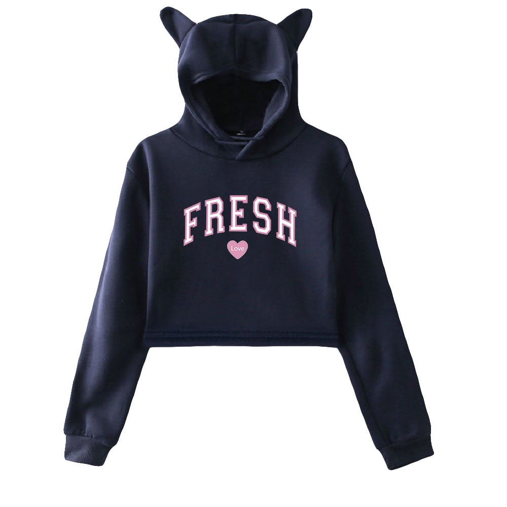 JMSUN Fresh Love Merch Hoodie Sturniolo Triplets Cat Ear Hoodie Womens ...