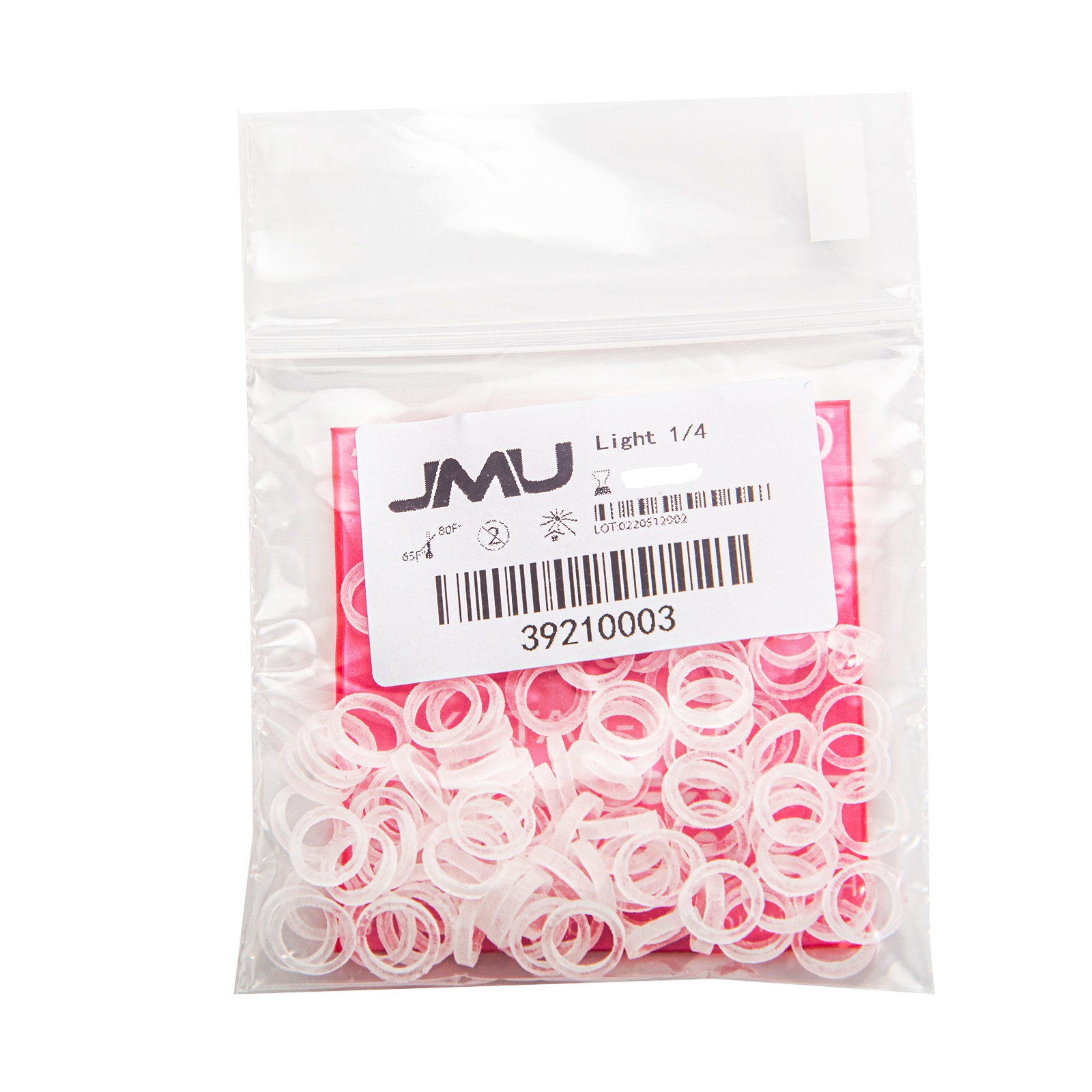 JMU Orthodontic Intra Oral Elastic Latex Free, 1/4" Light, Clear, 100/Bag - Walmart.com