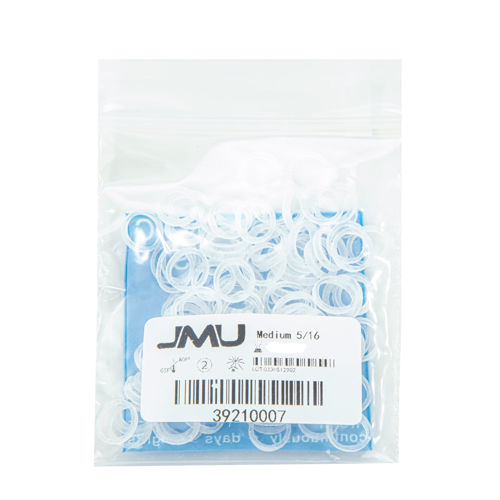JMU Orthodontic Intra Oral Elastic Latex Free, 5/16" Medium, Clear, 100/Bag - Walmart.com