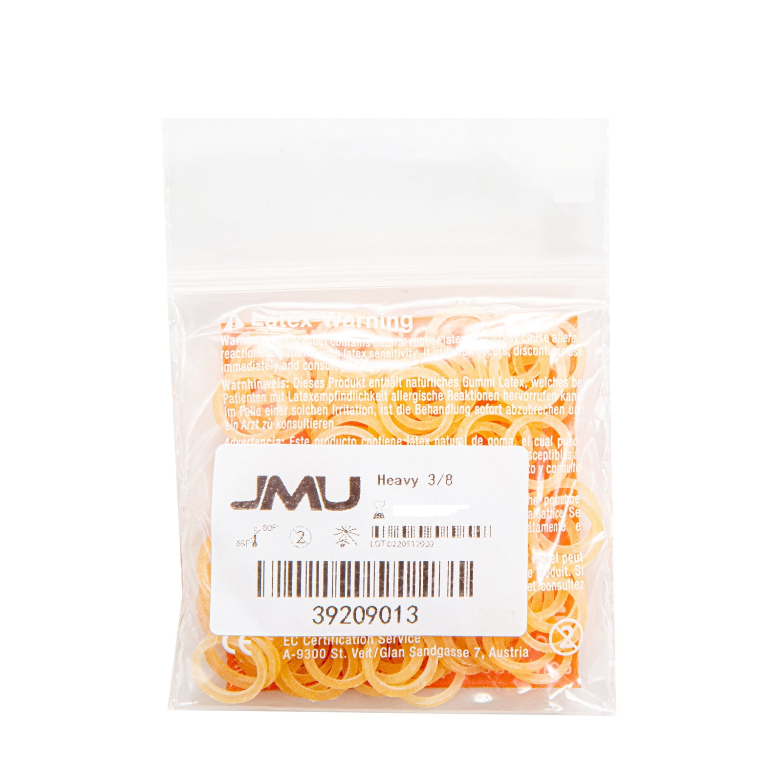 JMU Orthodontic Intra Oral Elastic Latex Rubber Bands, 3/8" Heavy, Yellow, 100/Bag - Walmart.com