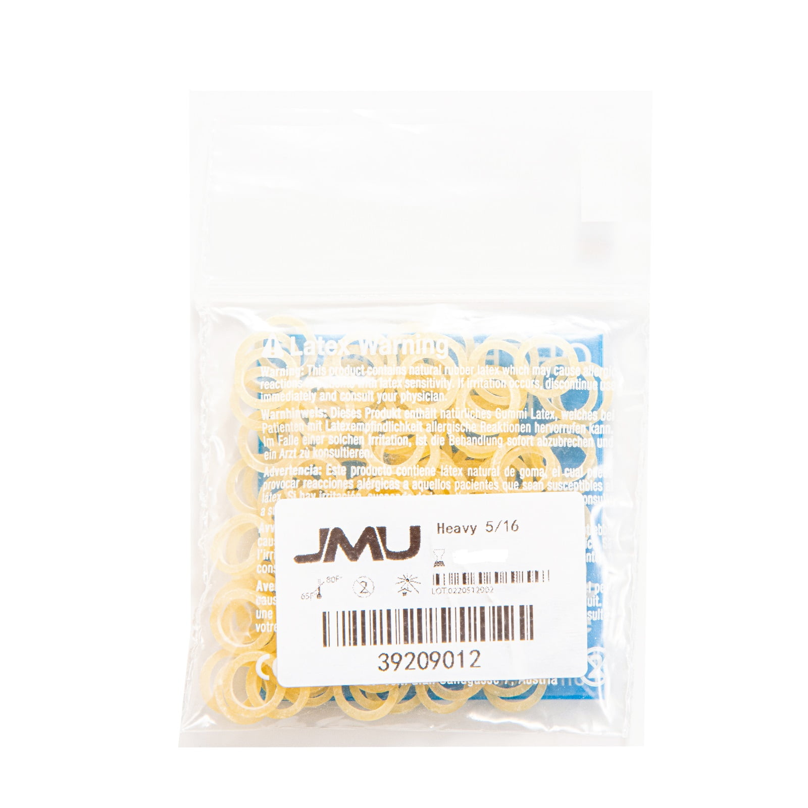 JMU Orthodontic Intra Oral Elastic Latex Rubber Bands, 5/16" Heavy, Yellow, 100/Bag - Walmart.com