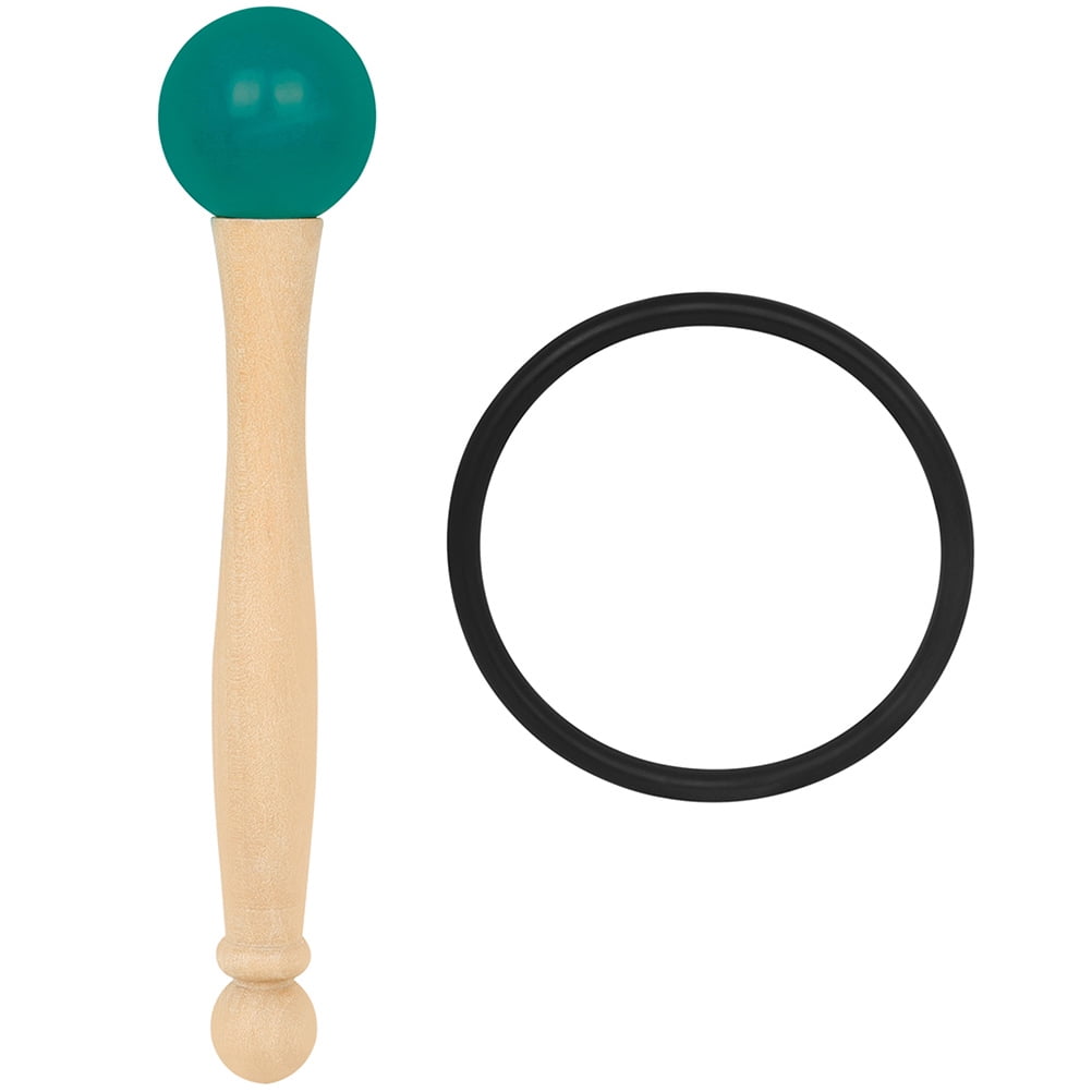 JMXIANG 1 Set Crystal Bowl Mallet Music Bowl Wooden Stick Knocking ...