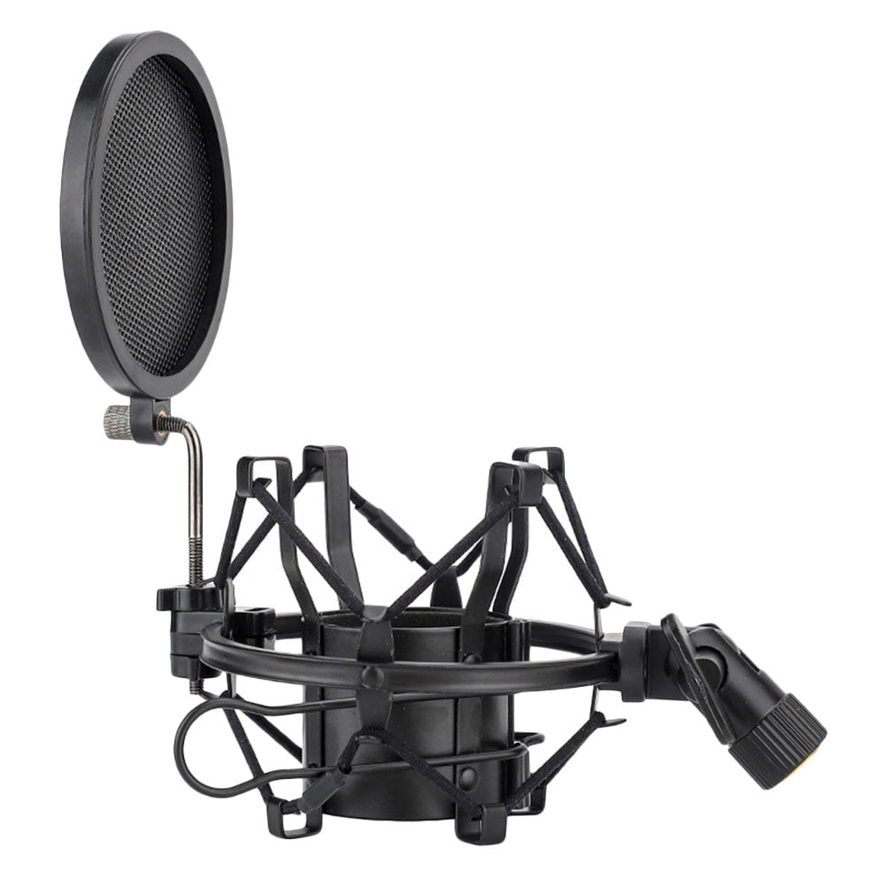 JMXIANG 1 Set Microphone Shockmount Bracket Mic Blowout Preventer Mic ...