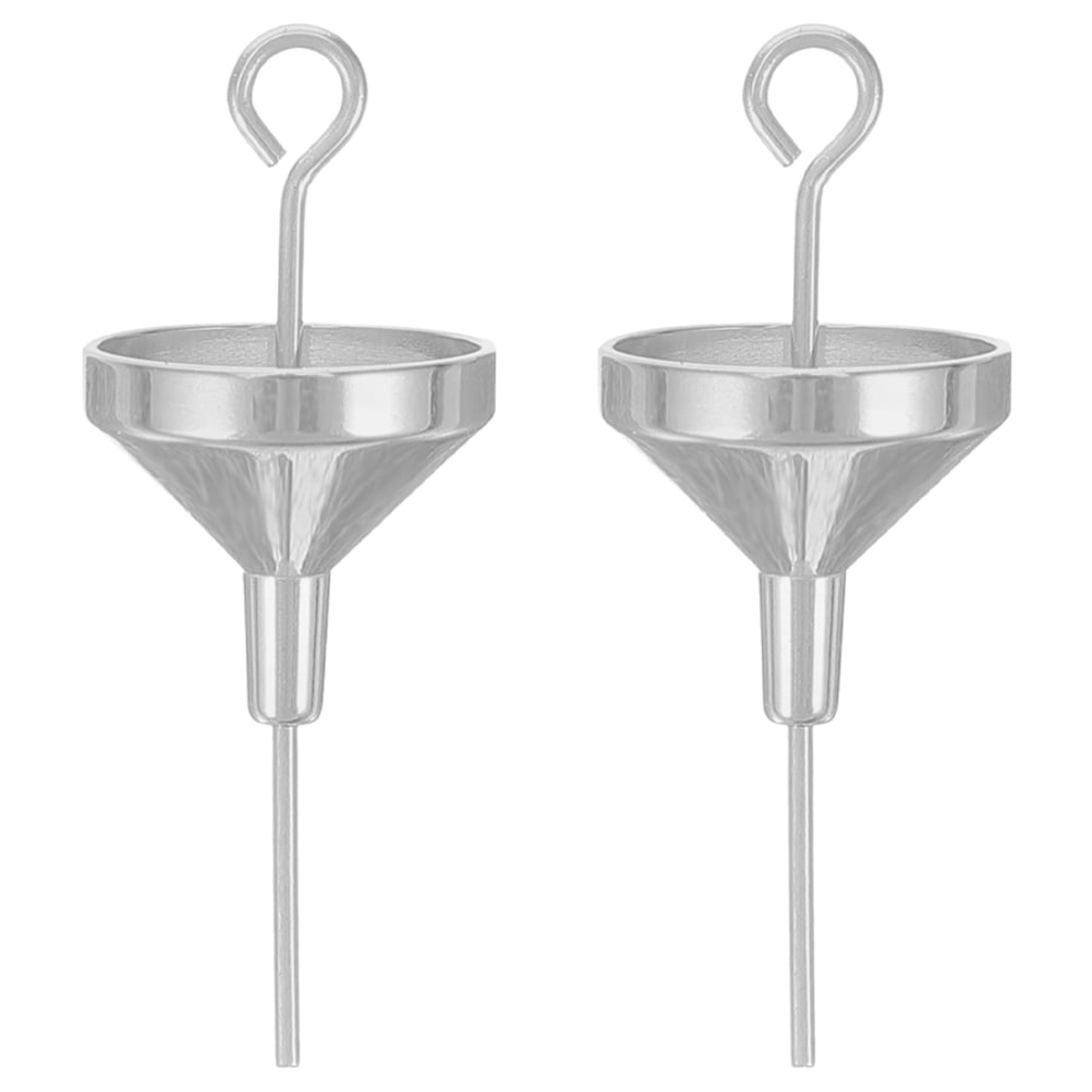 DEEPCRAFF 1Set Robust Stainless Steel Funnel Set for Perfume Powder and ...
