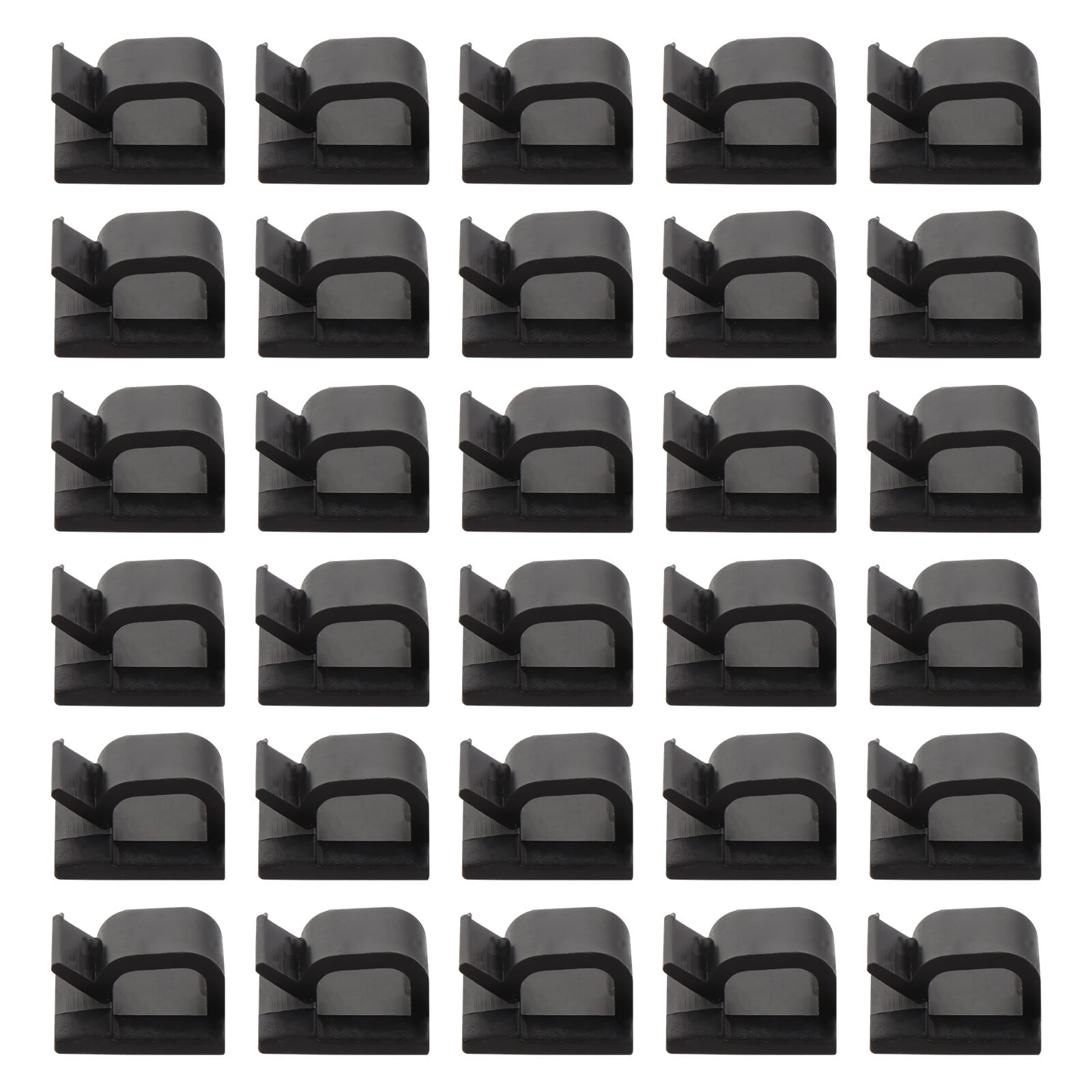 JMXIANG 100 Pcs Self-adhesive Cable Wire Clips Practical Wire Buckle ...