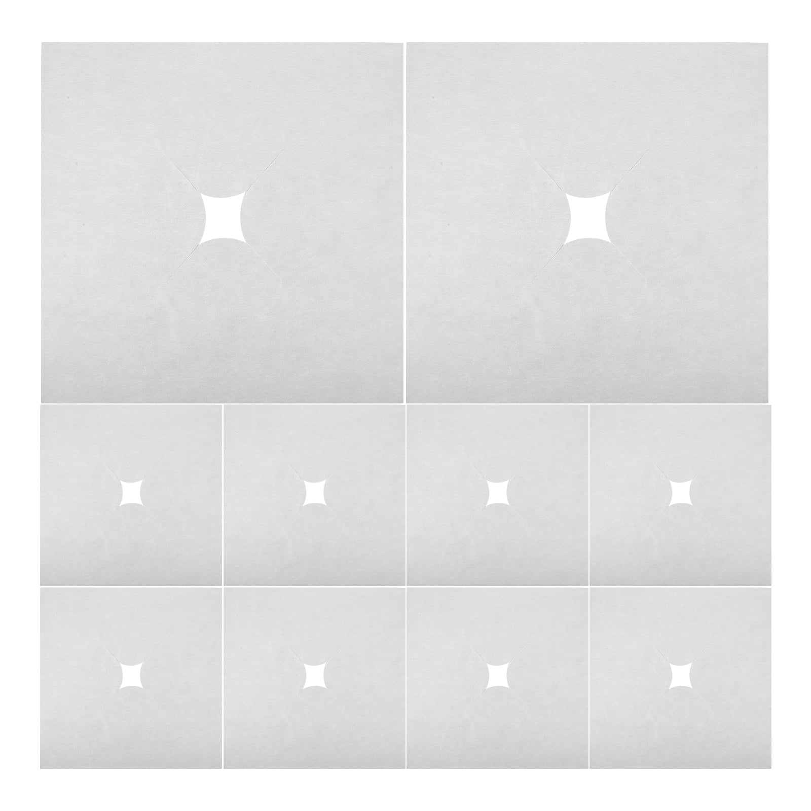 JMXIANG 100 Sheets Spa Face Hole Pads Spa Face Rest Covers Bed Face ...