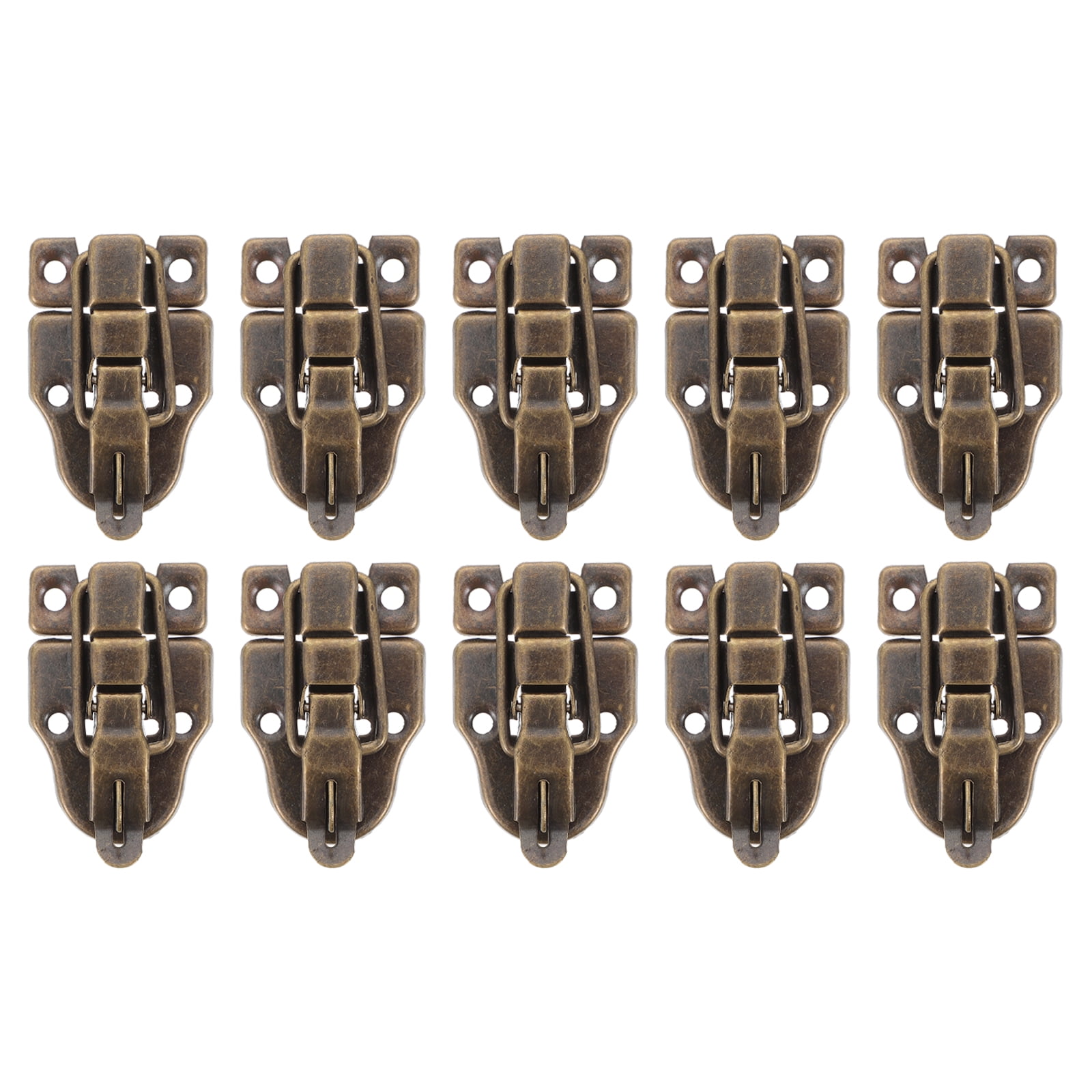 JMXIANG 10pcs Vintage Case Latch Wooden Case Hasps Catch Toggle Latches ...