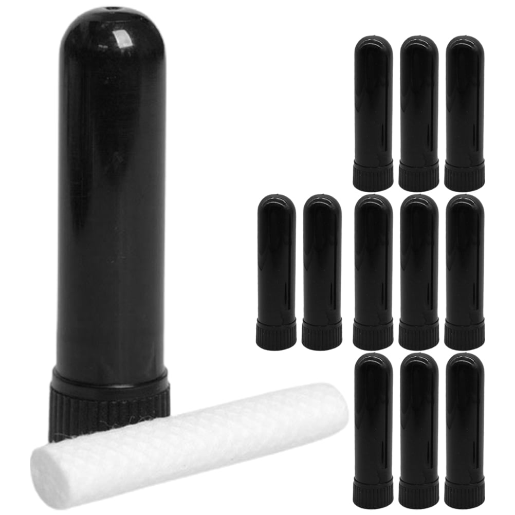 JMXIANG 12pcs Inhalers Tubes Aroma Inhalers Essential Oil Aroma Tubes ...