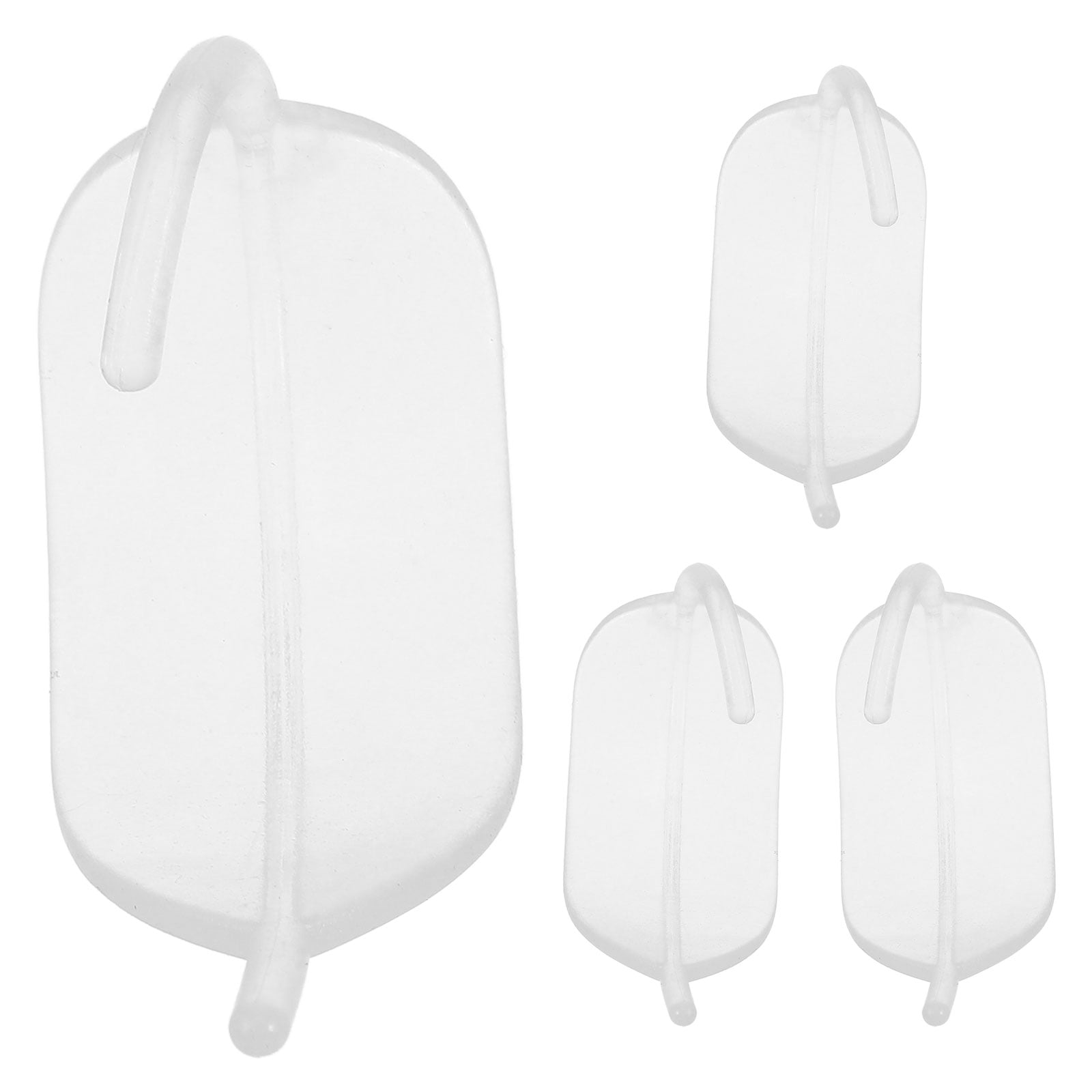 JMXIANG 2 Pairs Ears Stand-Up Ear Support Transparent Silicone Ear ...