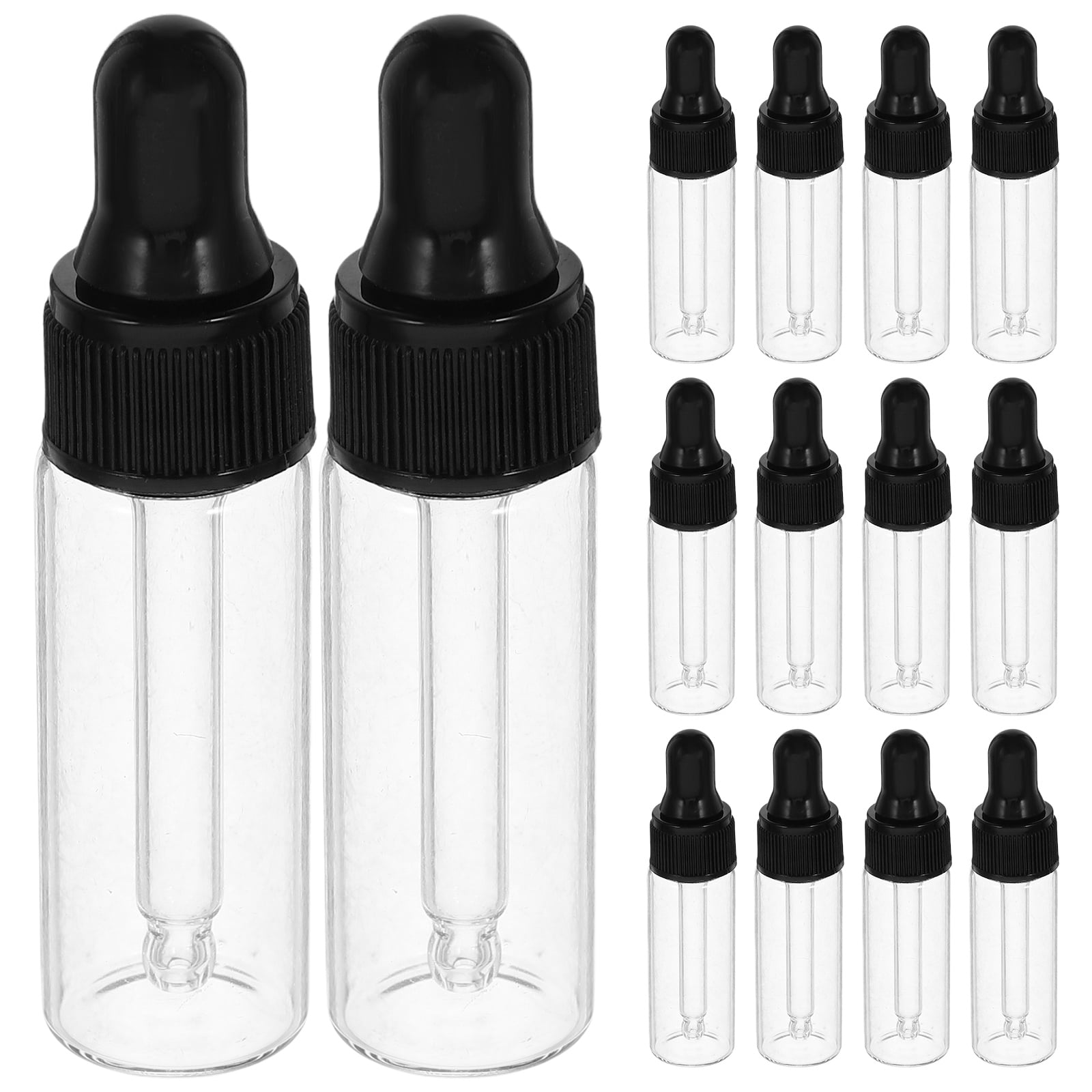 HEMOTON 20pcs Leakproof Mini Dropper Bottles 5ml Transparent Reusable ...