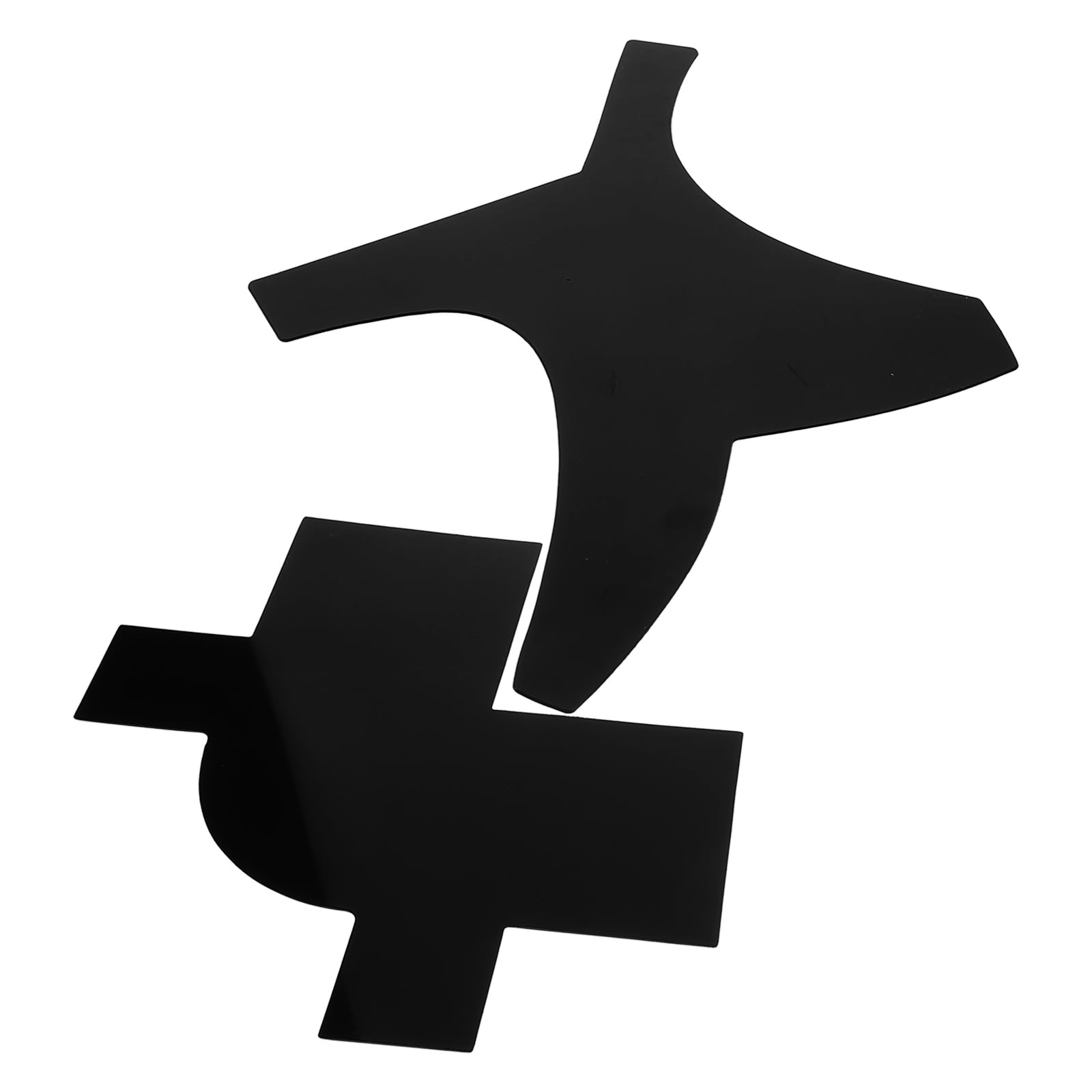 JMXIANG 2pcs Beard Shaping Tool Hairline Design Card Men Beard Template ...