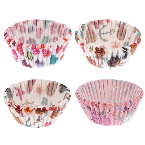 Gold Vine Lace Cupcake Wrappers (25pcs, Standard Size) Grease Resistant ...