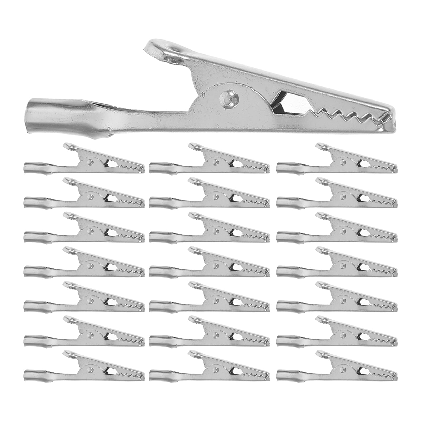 JMXIANG 50pcs Battery Clamps Electrical Test Clamps Alligator Clips for ...