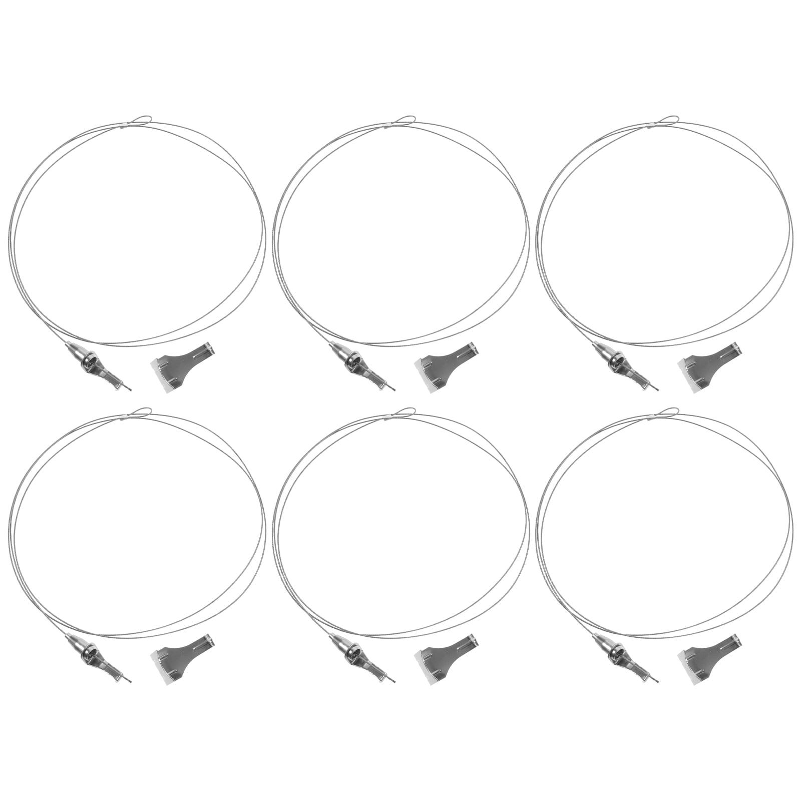JMXIANG 6 Sets Picture Rail Wires Picture Rail Hanging System ...