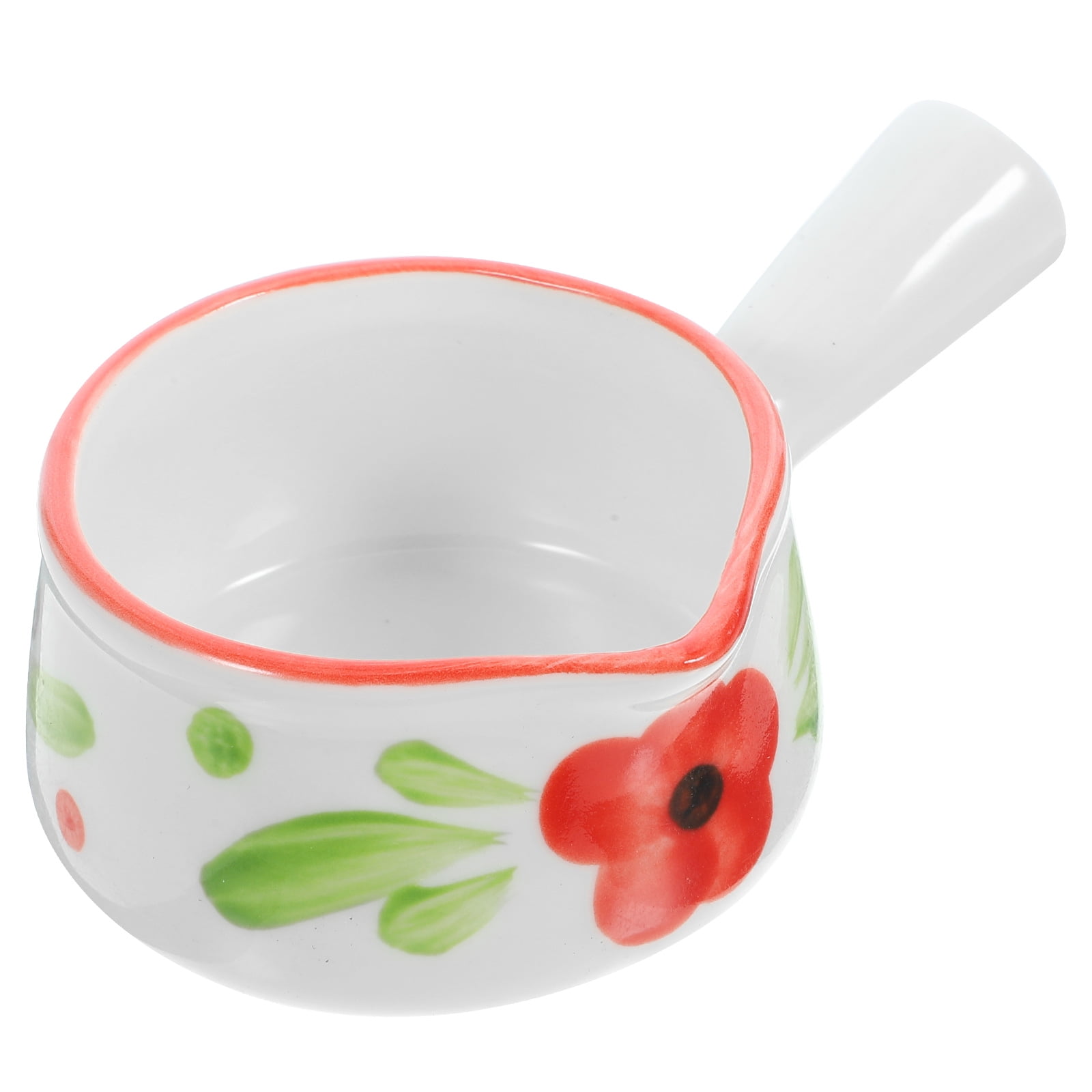 JMXIANG Ceramic Milk Container Food Dipping Holder Milk Pot Small ...