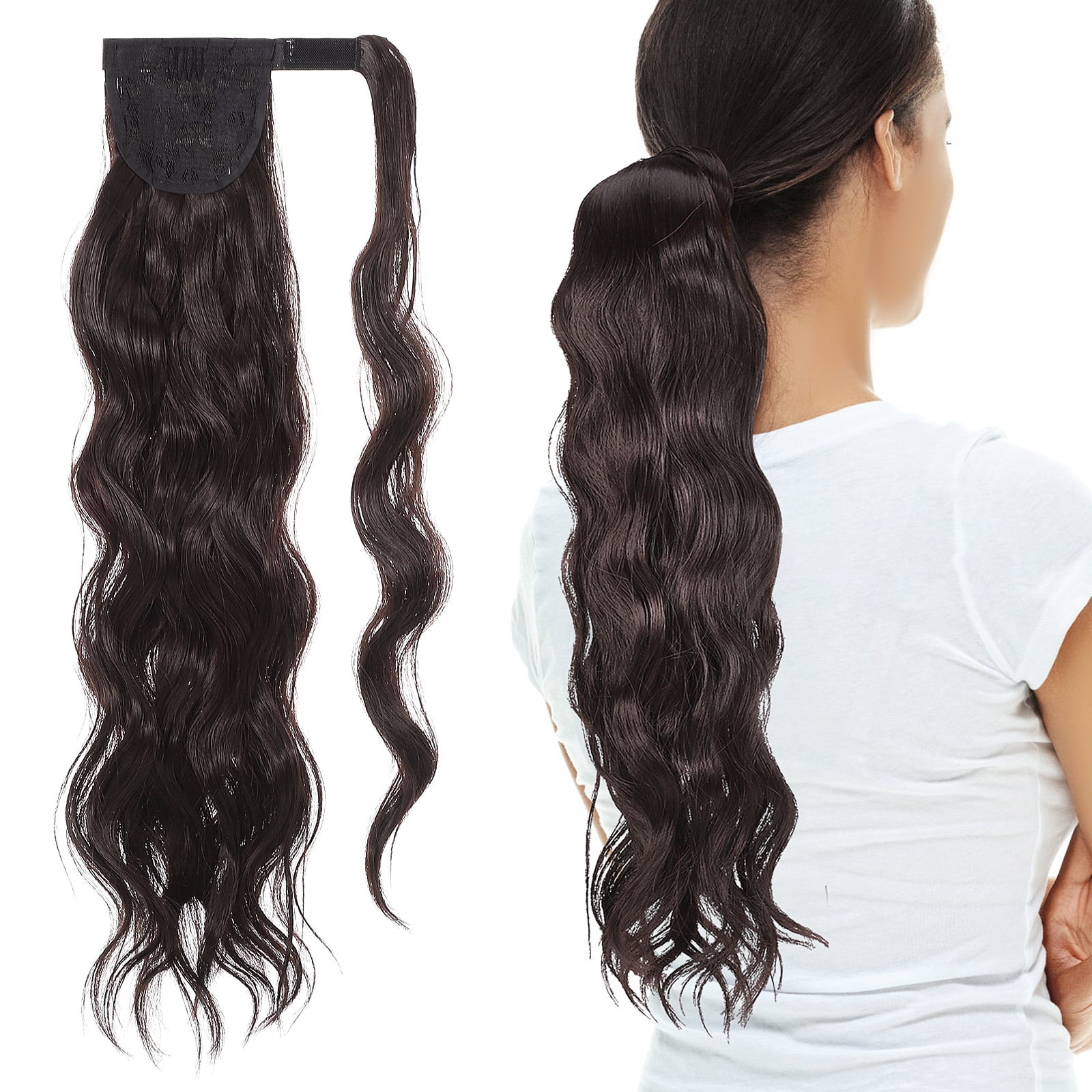 JMXIANG Hair Extension Ponytail Long Ponytail Extension Fake Ponytail ...