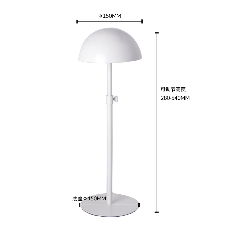 JMXIANG Stainless Steel Cap Display Stand Adjustable Hat Stand Cap ...