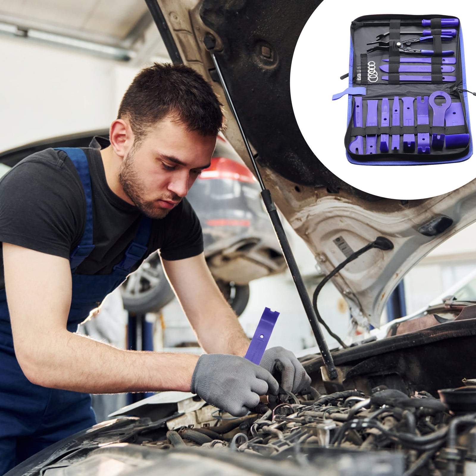 JMYHOAM Car Gadgets Car Audio Modification tool 19 Piece Set Audio ...