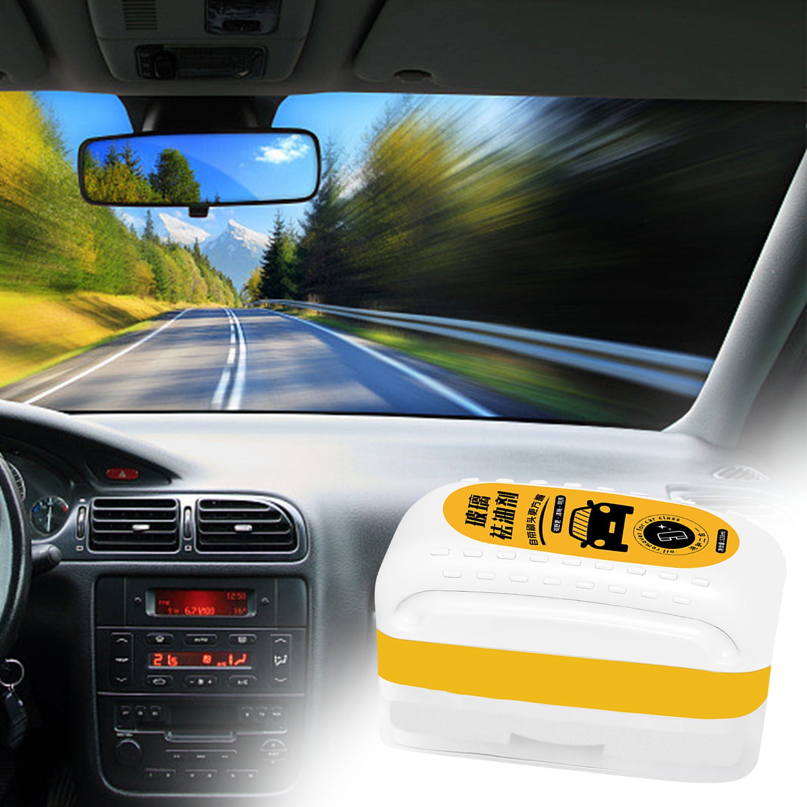 JMYHOAM Clean Gadgets Glass Oil Remover Front Mirror Side Window ...