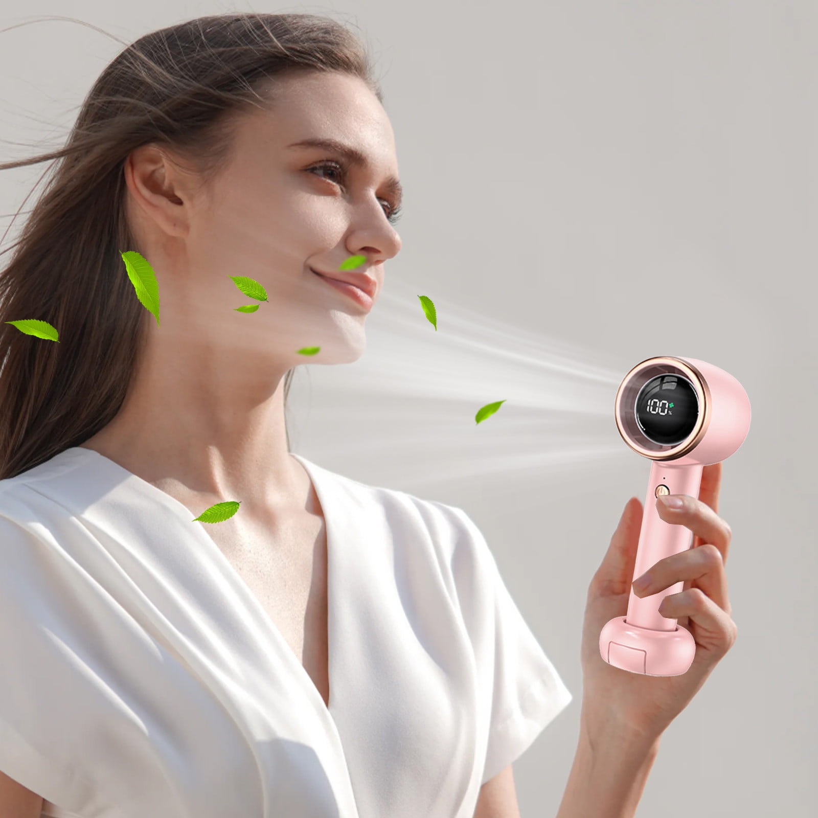 JMYHOAM Compact and portable-powerful handheld fan Rechargeable model ...