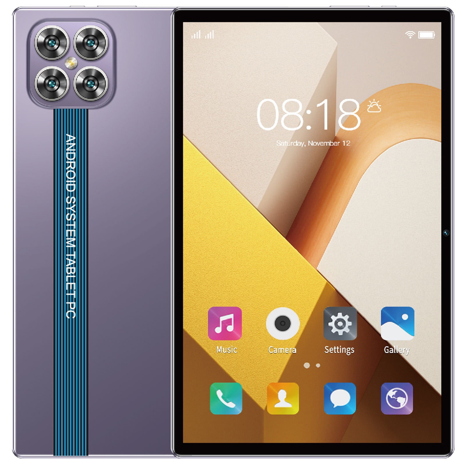 JMYHOAM High Configuration 10.1inch Tablet 4+32G Ultra-thin HD Display 2.4G/5G WiFi 256G Android ...