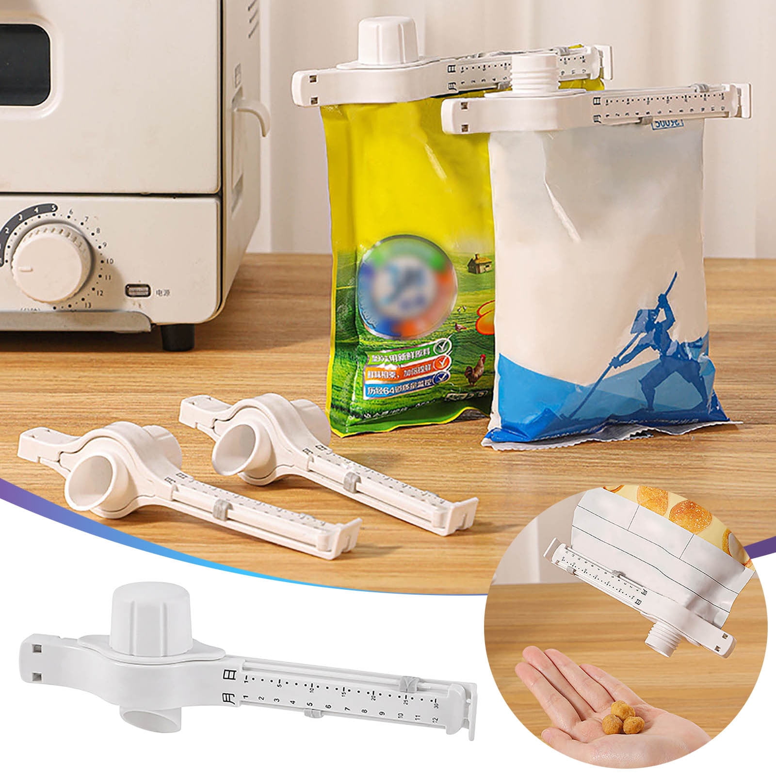 JMYHOAM Kitchen Gadgets Household with Date Scale Sealed Discharge ...