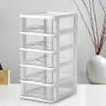 JMYHOAM Storage Containers Desktop Storage Box, Transparent Small ...