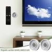 JMYHOAM Storage Gadget 2PC Magnetic Remote Control Hook Wall Mounted TV ...