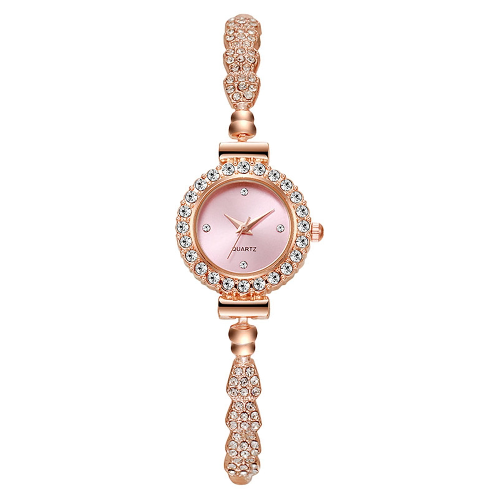 JMZSP Women's Quartz Watch Rhinestone Women's Watch Small Dial Slim ...