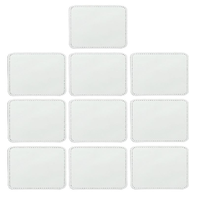 JNANEEI 10 Pieces Blank Iron-on Patches Hat Patches 8 Shapes ...