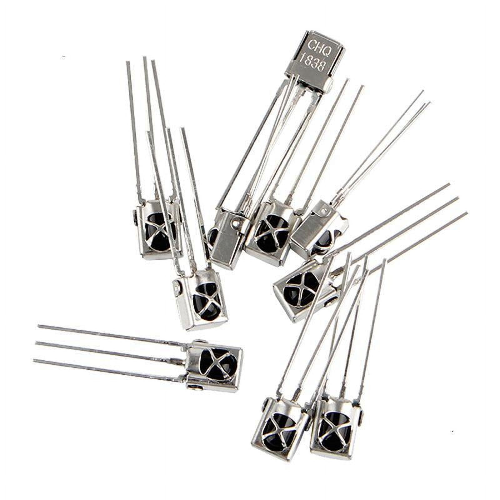 JNANEEI 10pcs TL1838 VS1838B 1838 38Khz IR Infrared Receiver with Metal ...