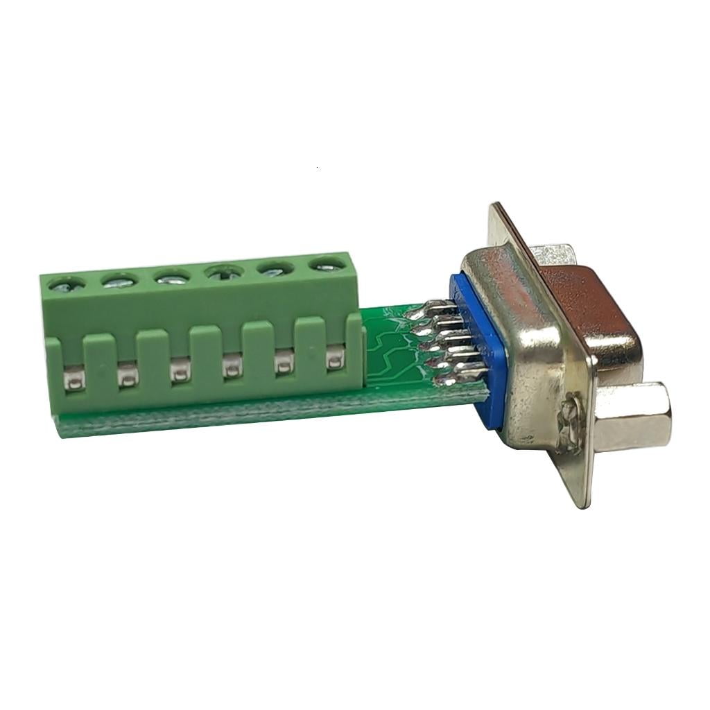 JNANEEI 1PC DB9 Connector RS232 Male Female D-SUB 9 Pin Plug RS485 ...