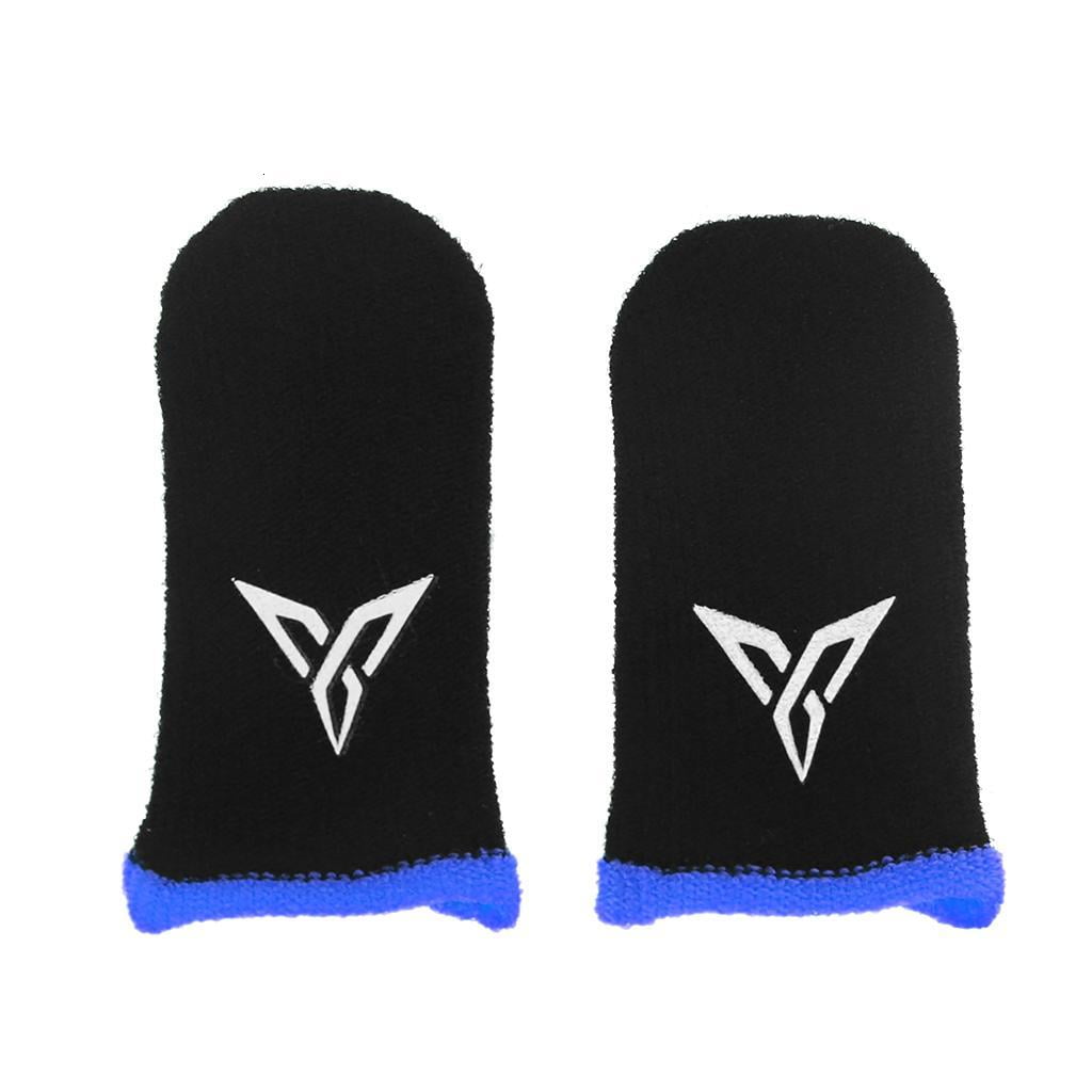 JNANEEI 1Pair Sweat-Proof Finger Cover Game for Touch Screen Thumb Game Pad Finger Sleev ...