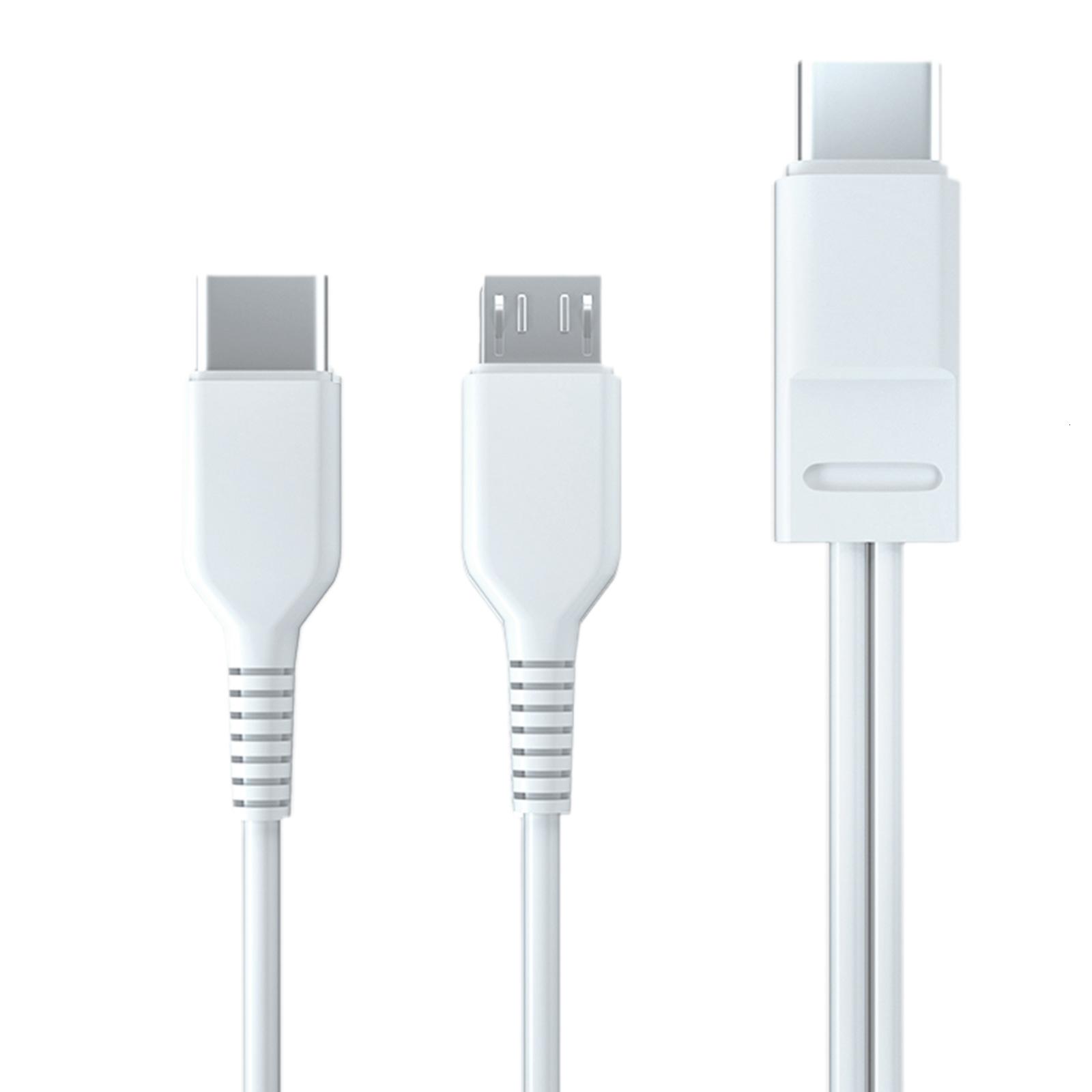JNANEEI 2 in 1 Micro USB Type C Cable Cellphone Tablet Charger Cord USB ...