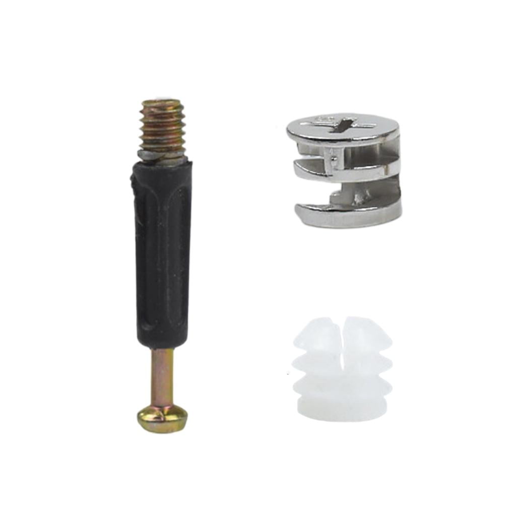 JNANEEI 20Pcs Cabinet Desk Link Fixer Eccentric Wheel Nut Connection ...