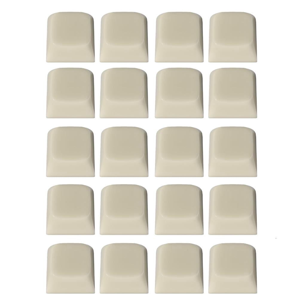 JNANEEI 20Pcs Not Engraving Jade Jelly Keycap XDA Profile Height 1U for ...