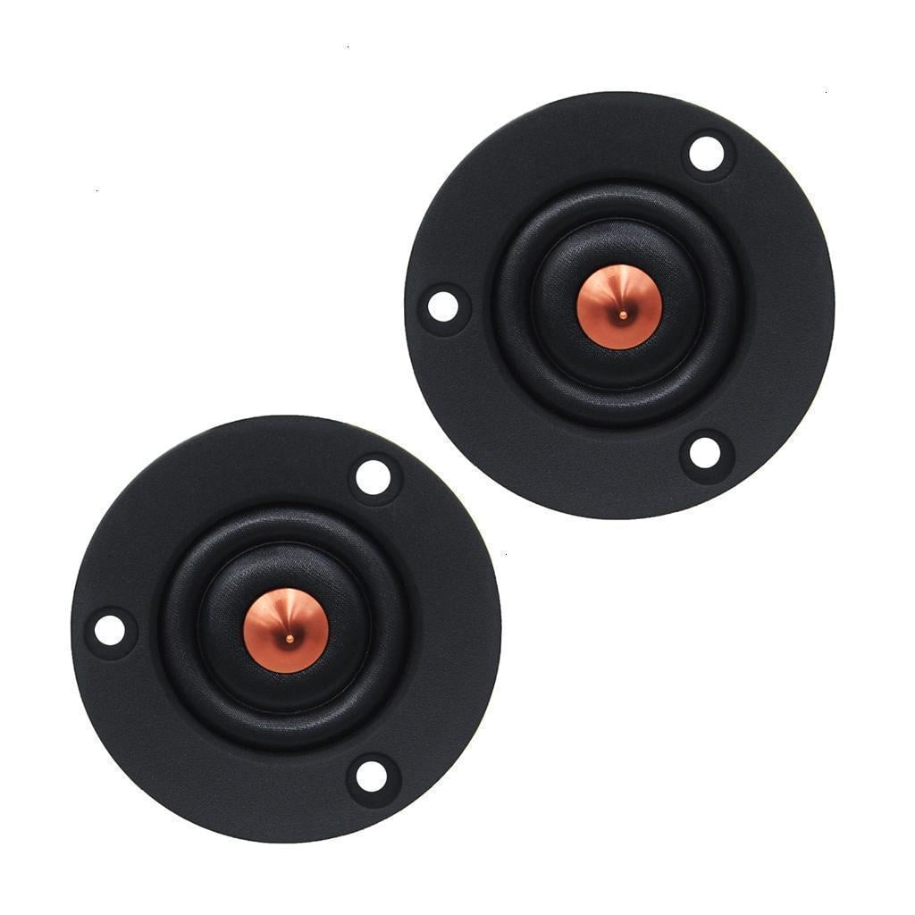 JNANEEI 2Pcs/pack High Pitched 30W 2inch Silk Dome Tweeters 4Ohm Treble ...