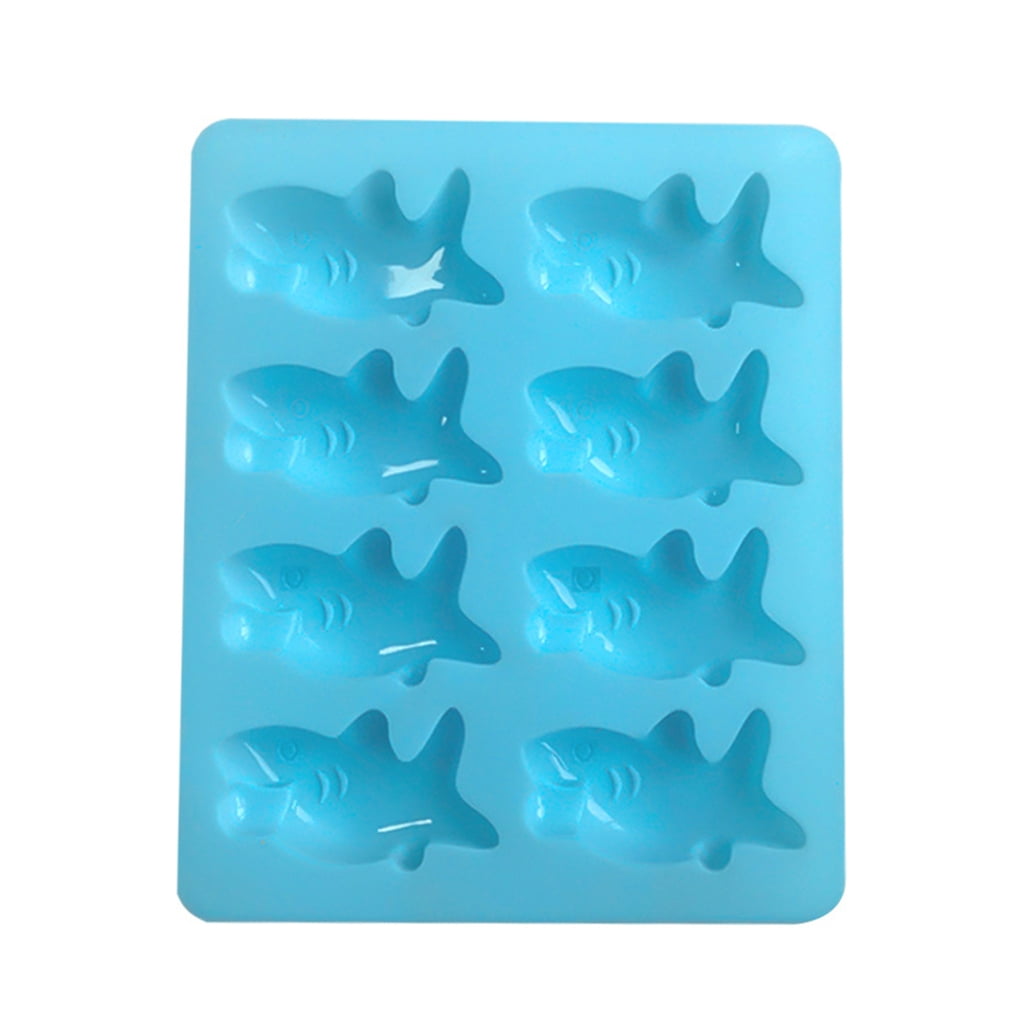 JNANEEI 3D Shark Silicone Mold Cake Baking Mold for Making Fondant ...