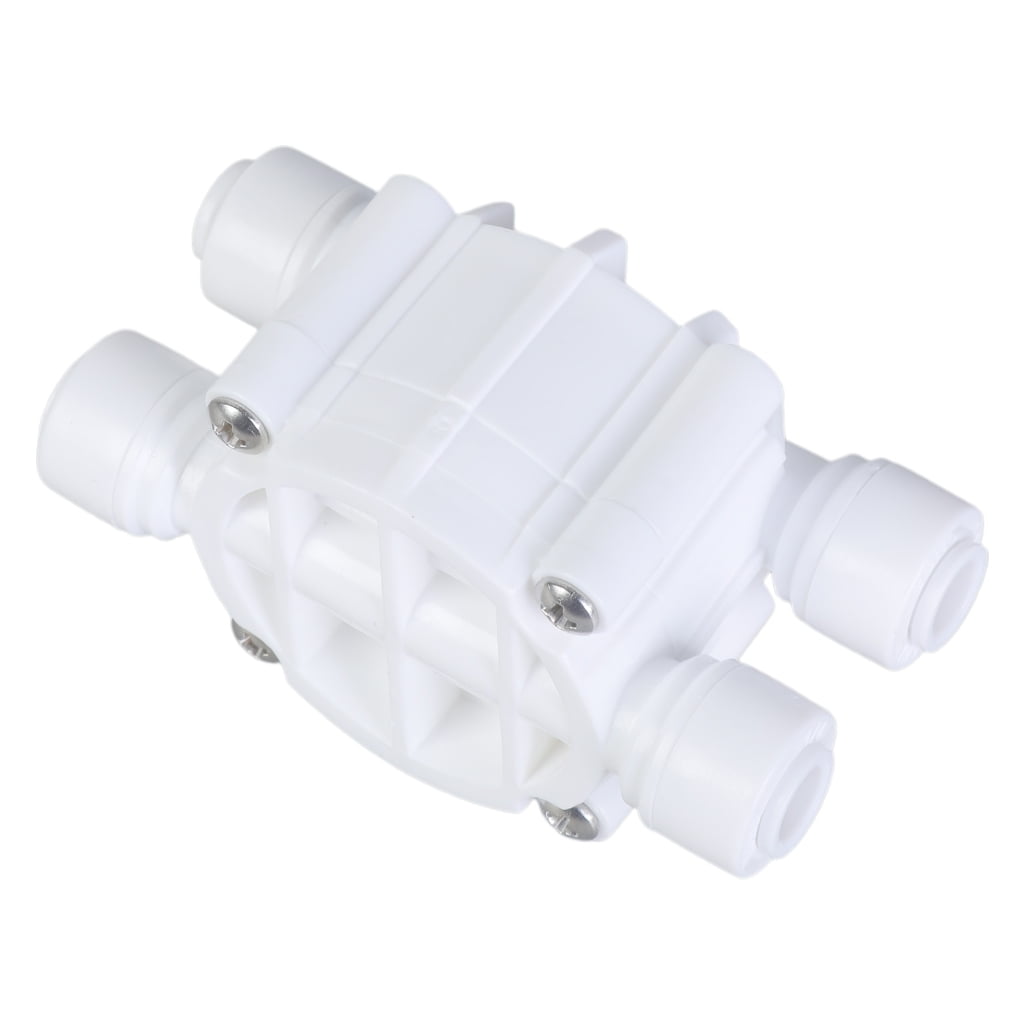 JNANEEI 4 Way Port Auto Shut Off Valves 1/4" Automatic Shut-Off Valves ...