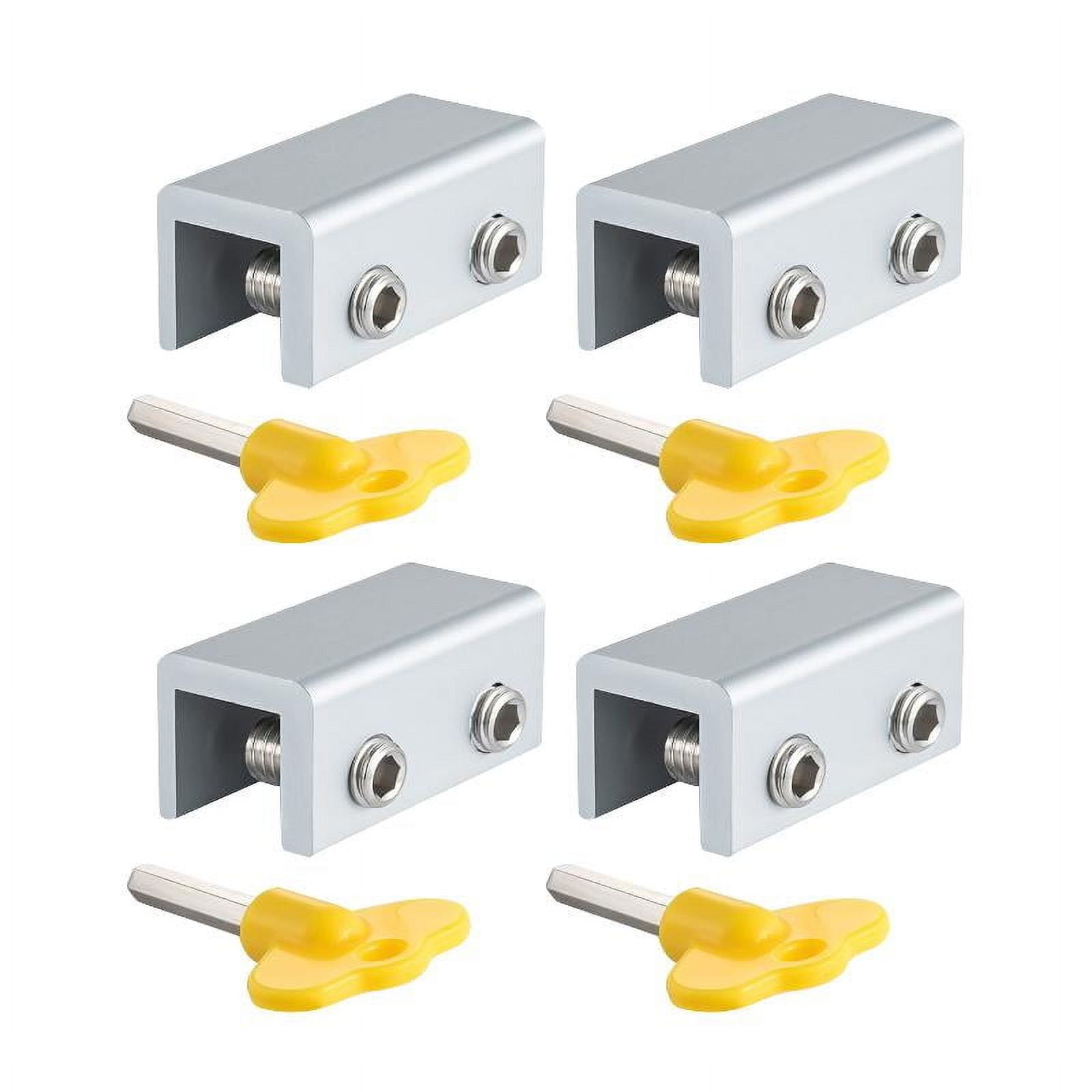 JNANEEI 4Pcs Window Limiters with for Key Window Safety Locks for ...