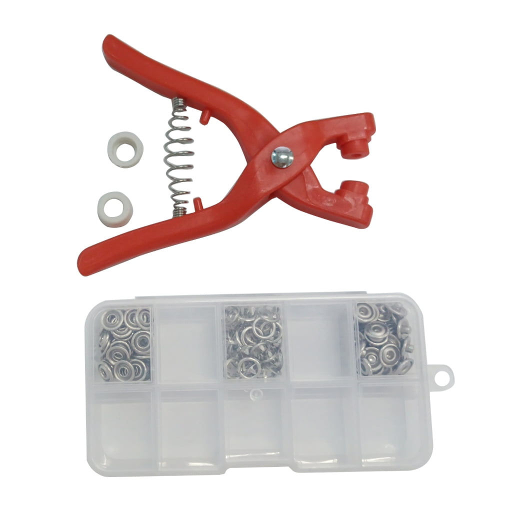 JNANEEI 50 Sets Snap Button Fasteners Craftsmen Snap Studs with Hand ...