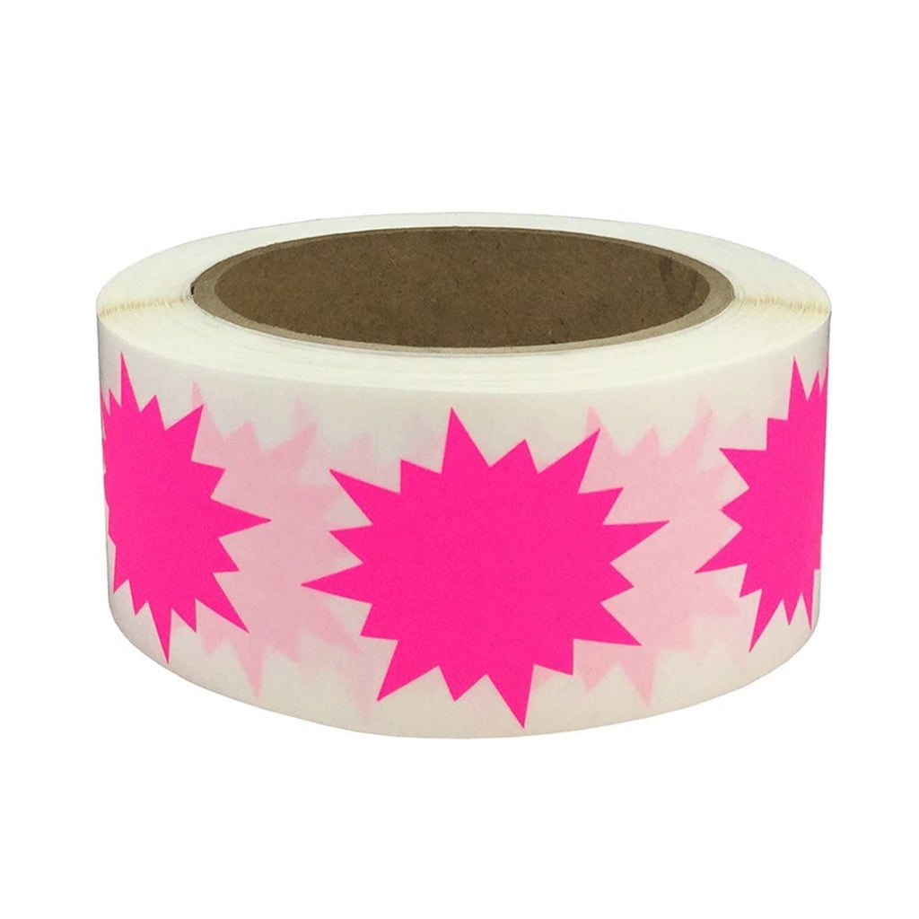 JNANEEI 500 Pieces /Roll Color Coding Labels Sticker Explosion Label ...