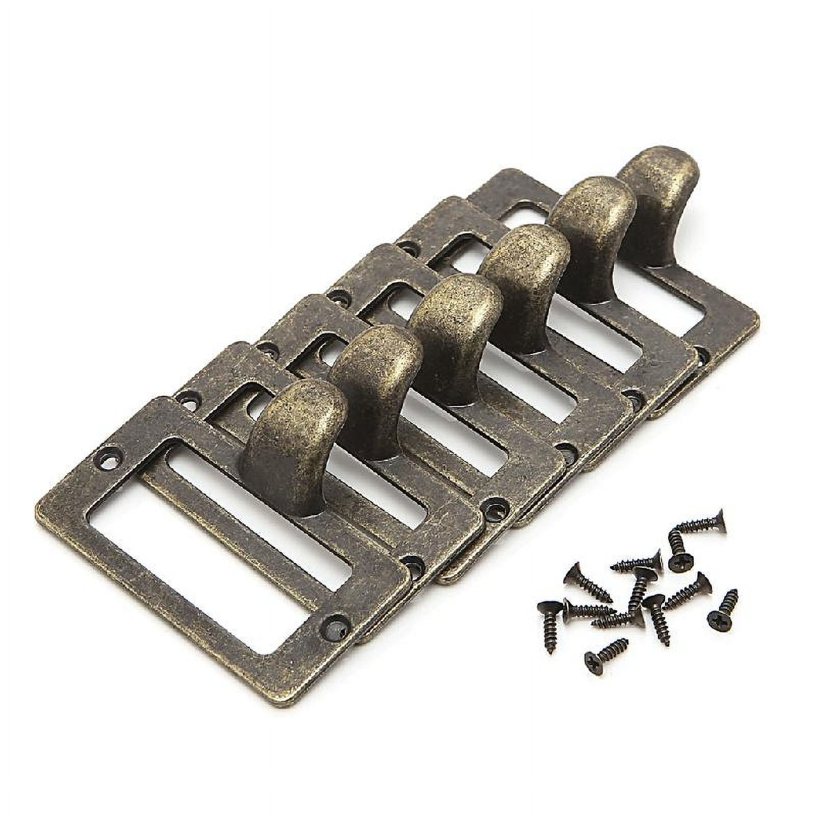 JNANEEI 6x Handle File Name Card Cabinet Label Holder Antique Brass ...