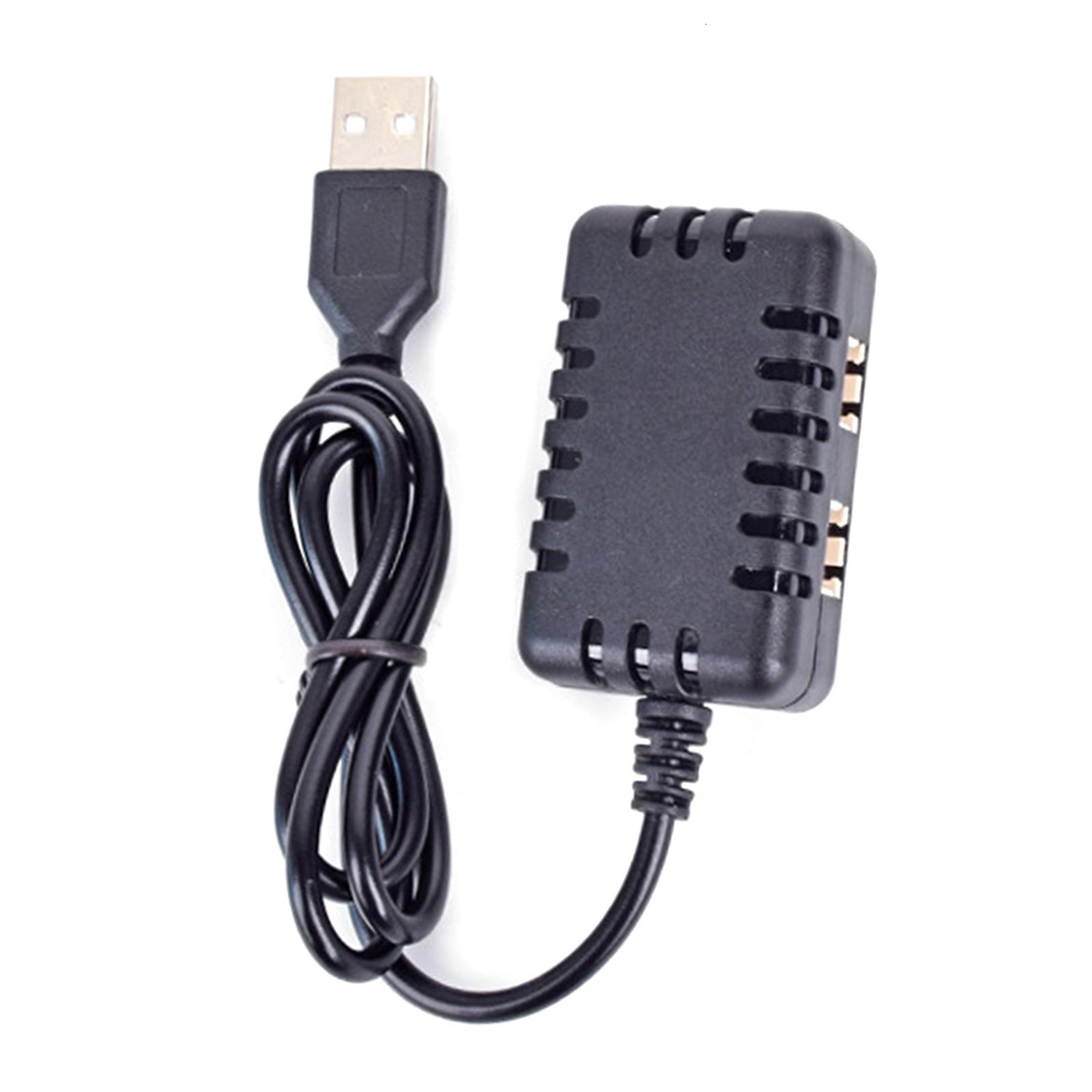 JNANEEI 7.4V USB Charge Cable with 2 XH-3P Plug for LiPO Li-Ion RC Toys ...