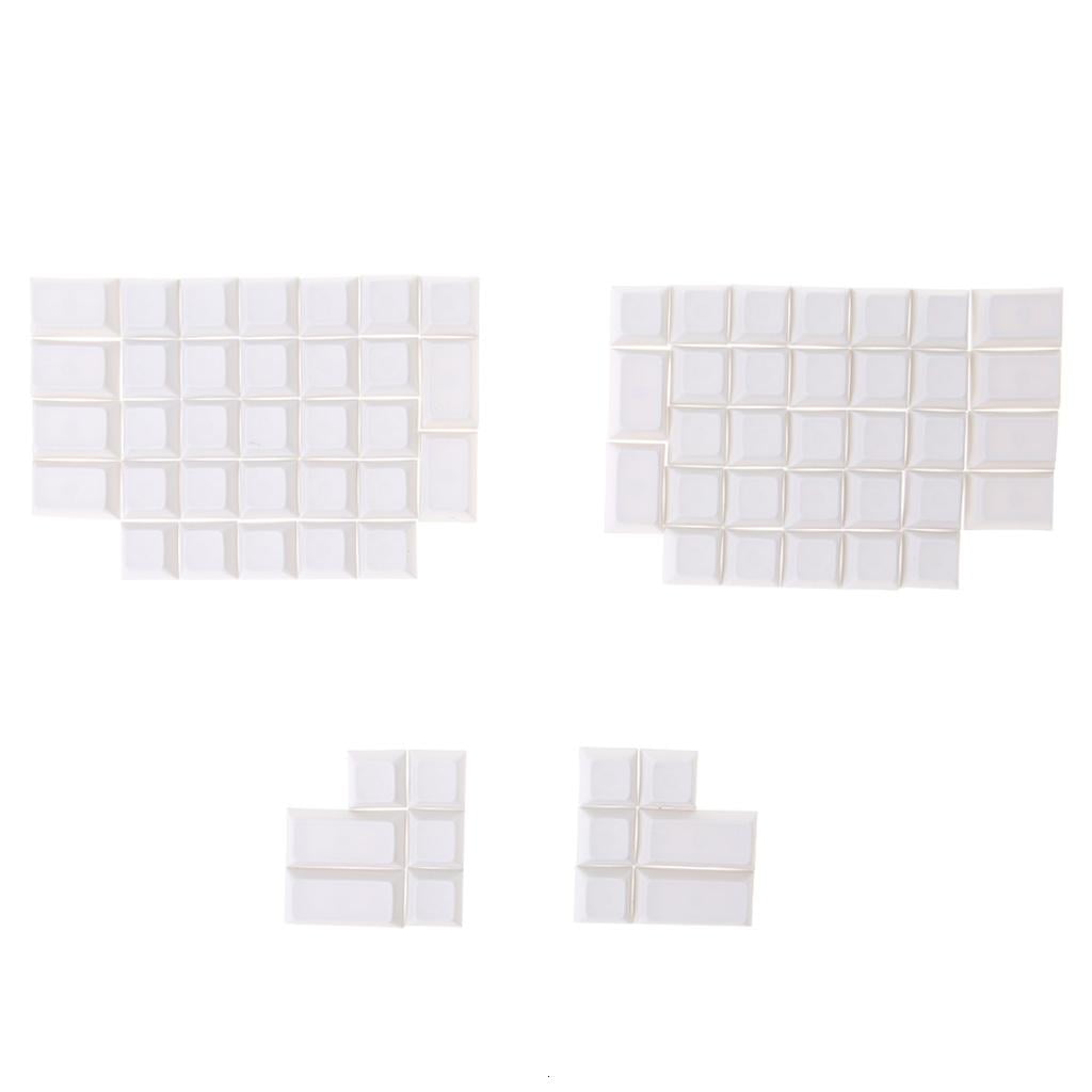JNANEEI 76PCS PBT Blank Keycap DIY Ergodox Mechanical Keyboard DSA ...